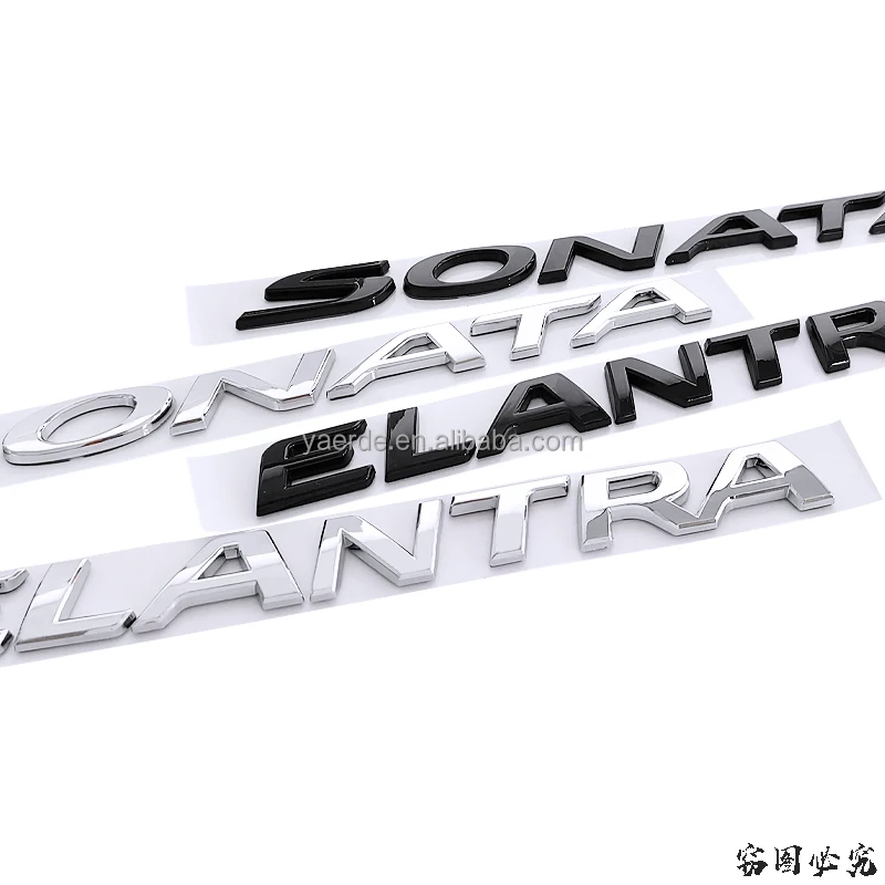 Rear Trunk Lid Tucson Emblem Logo Tucson Santafe Sonata Elantra 2016 ...
