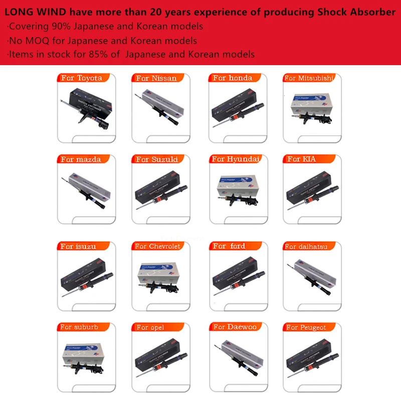 SP Front Rear Shock Absorbers for Toyota, Suzuki, Subaru