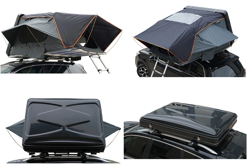 4X4 Roof Tent - Durable Hard Shell Car Top Tent for 4 Persons