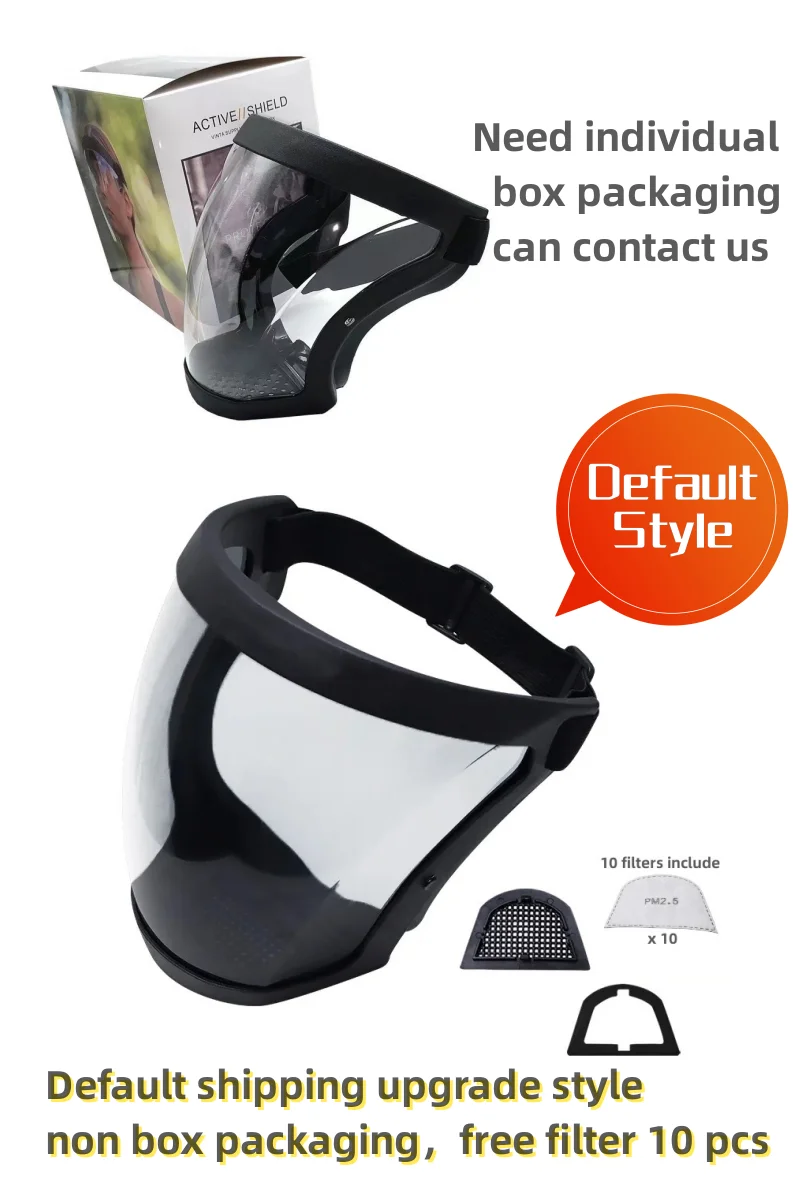 Transparent Facial Protector - ZT Advanced Safety Mask