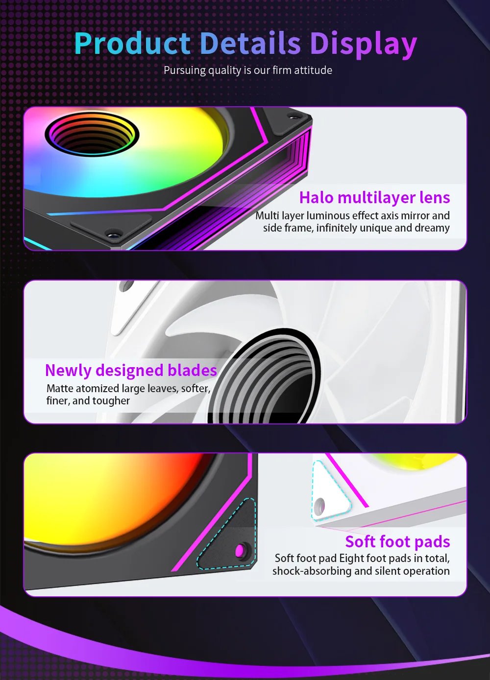LOVINGCOOL 2025 RGB Fan - Efficient Cooling for PC Gaming