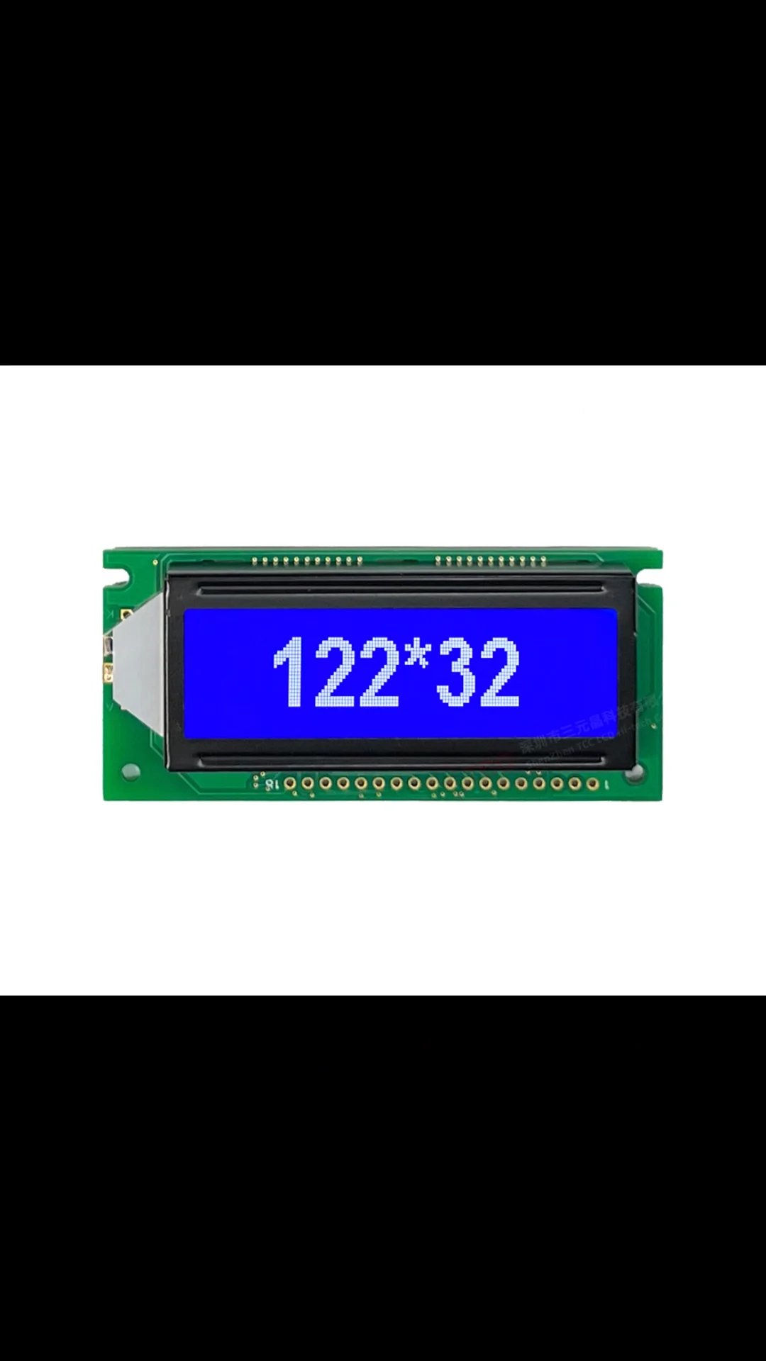 20 Pin Graphic Lcd 8 Bit Parallel 122x32 Monochrome Display Compatible ...