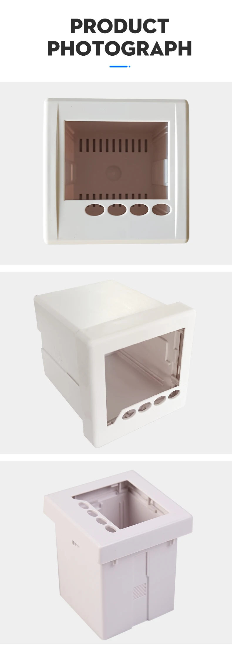 Plastic Enclosure Digital Panel Meter Enclosures Digital Display Meter ...