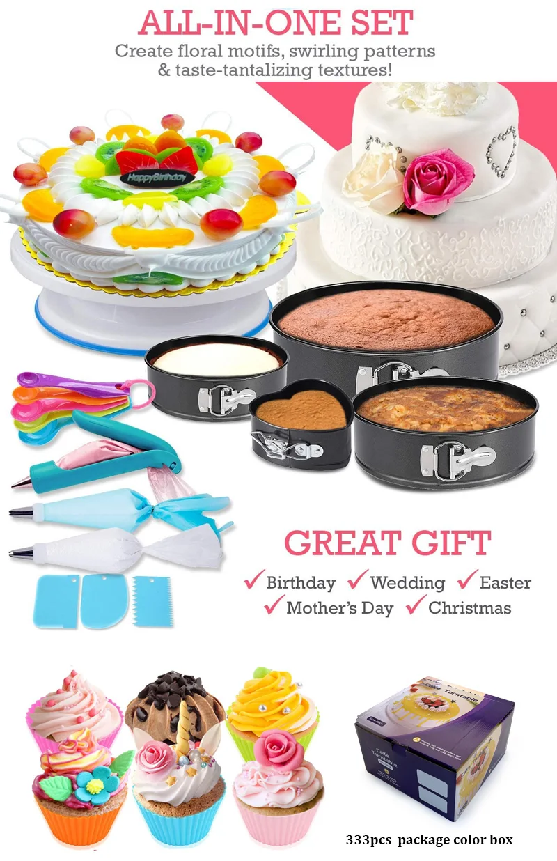 137/110/84pcs Cake Decorating Tools Kit Pastry Baking Utensils With ...