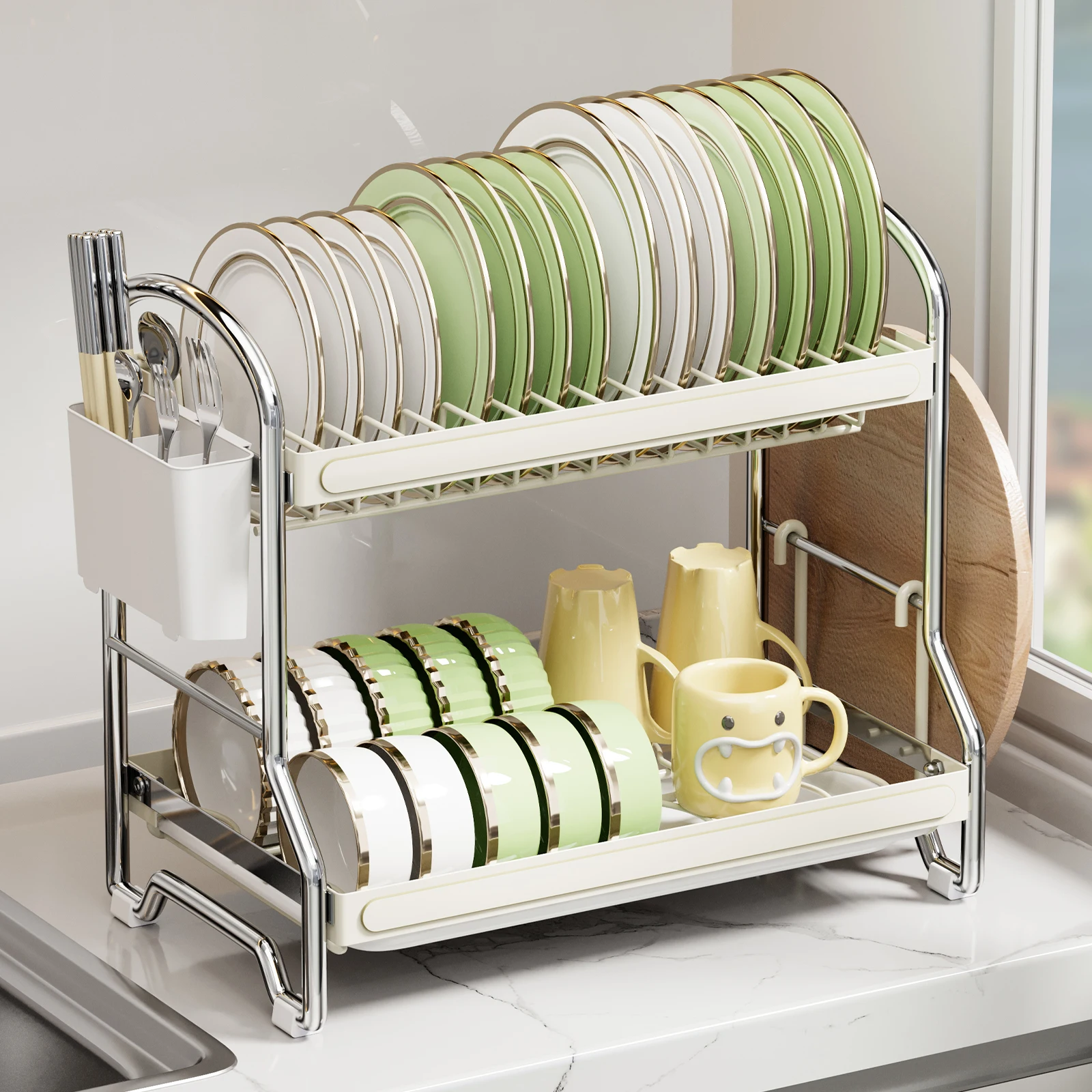 Modern Kitchen Multifunction Carbon Steel Under Sink Organizers Storage ...