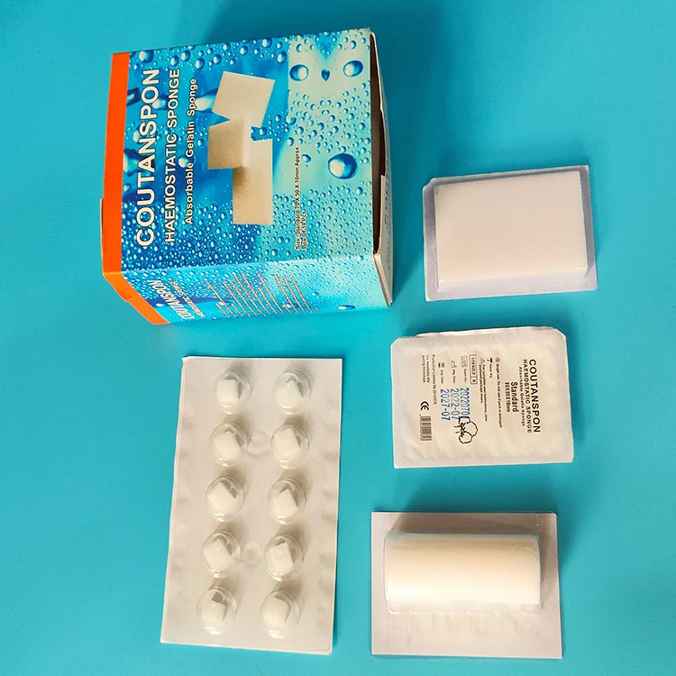 High Quality Dental Surgical Absorbable Hemostatic Gelatin Sponges