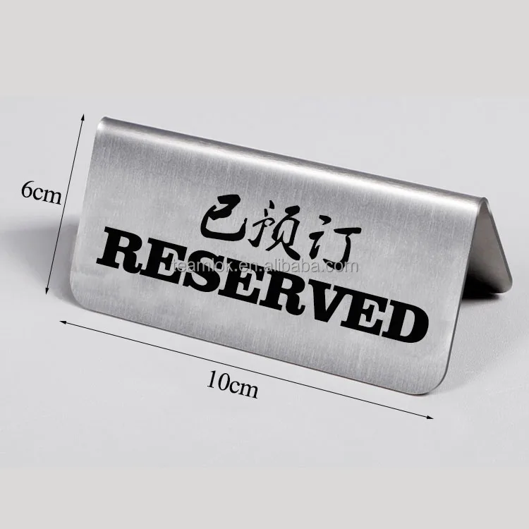 Custom Table Signs Wedding Metal Name Holder Number Custom Printed Logo ...