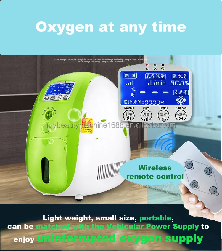 The Popular Small Portable Home Uses Battery-operated Oxygen Concentrator Generators - Buy ...