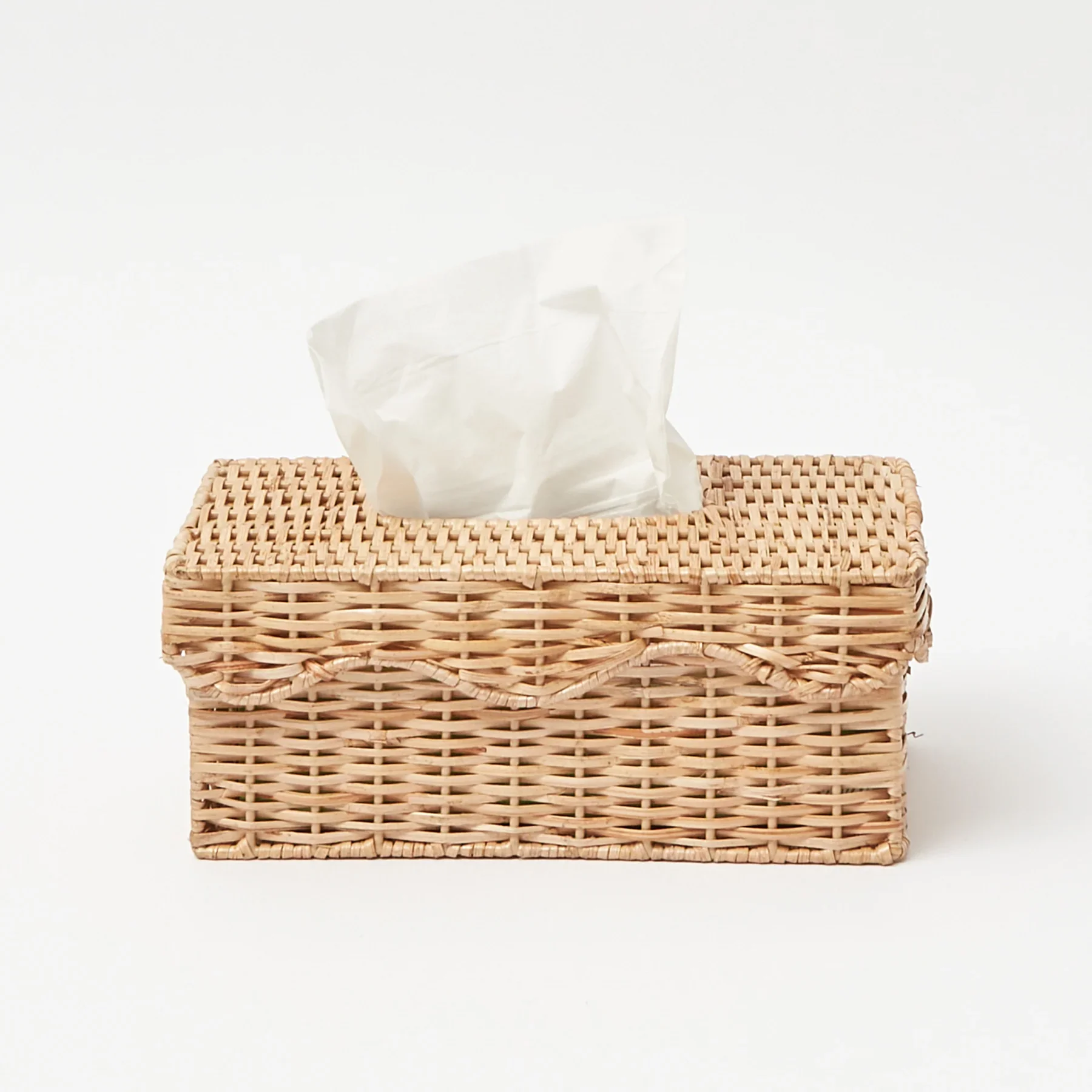 Eye-catching Rattan Tissue Box Hot Trend Natural Tissue Holder With ...