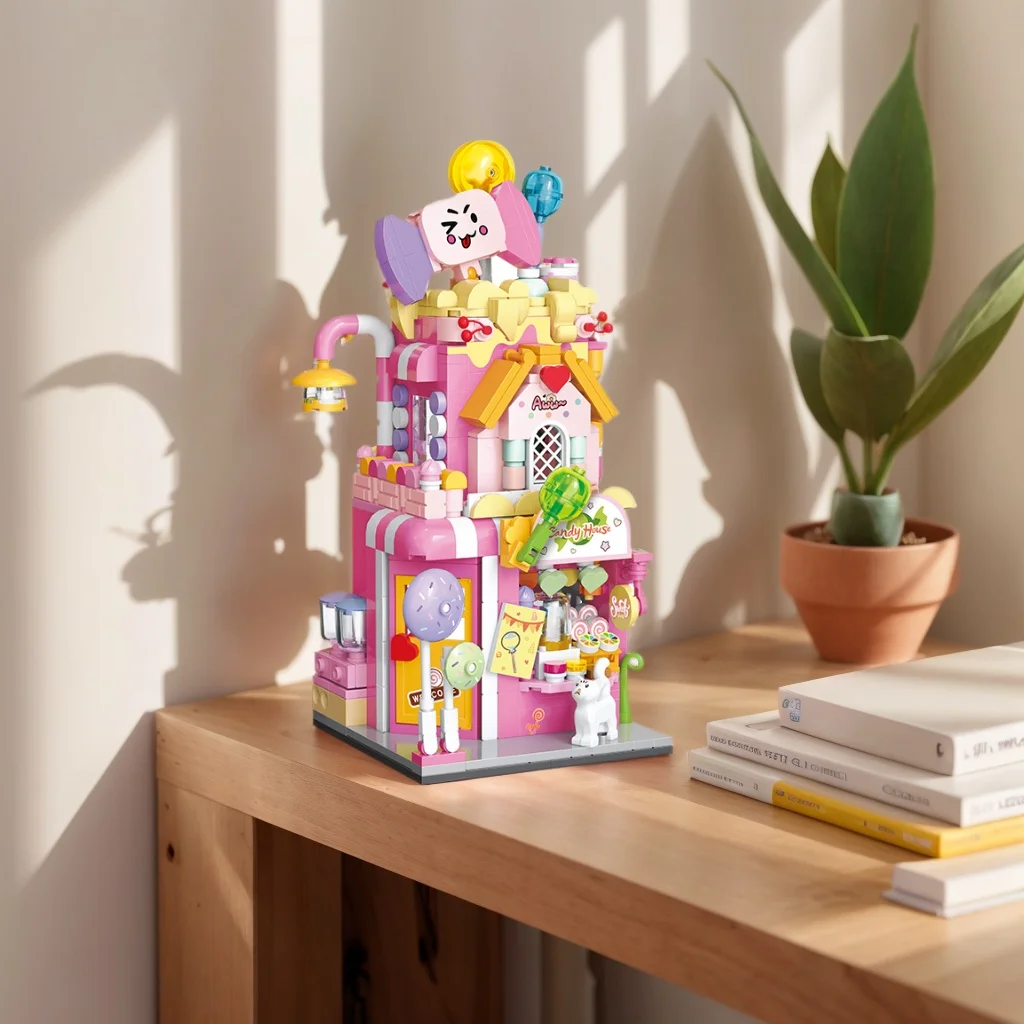 Unisex DIY Educational Plastic Building Blocks Set Construction Toy ...