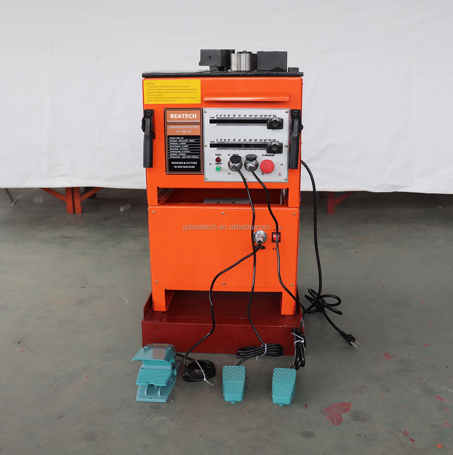 CE Approved Electric Rebar Bending and Cutting Machine