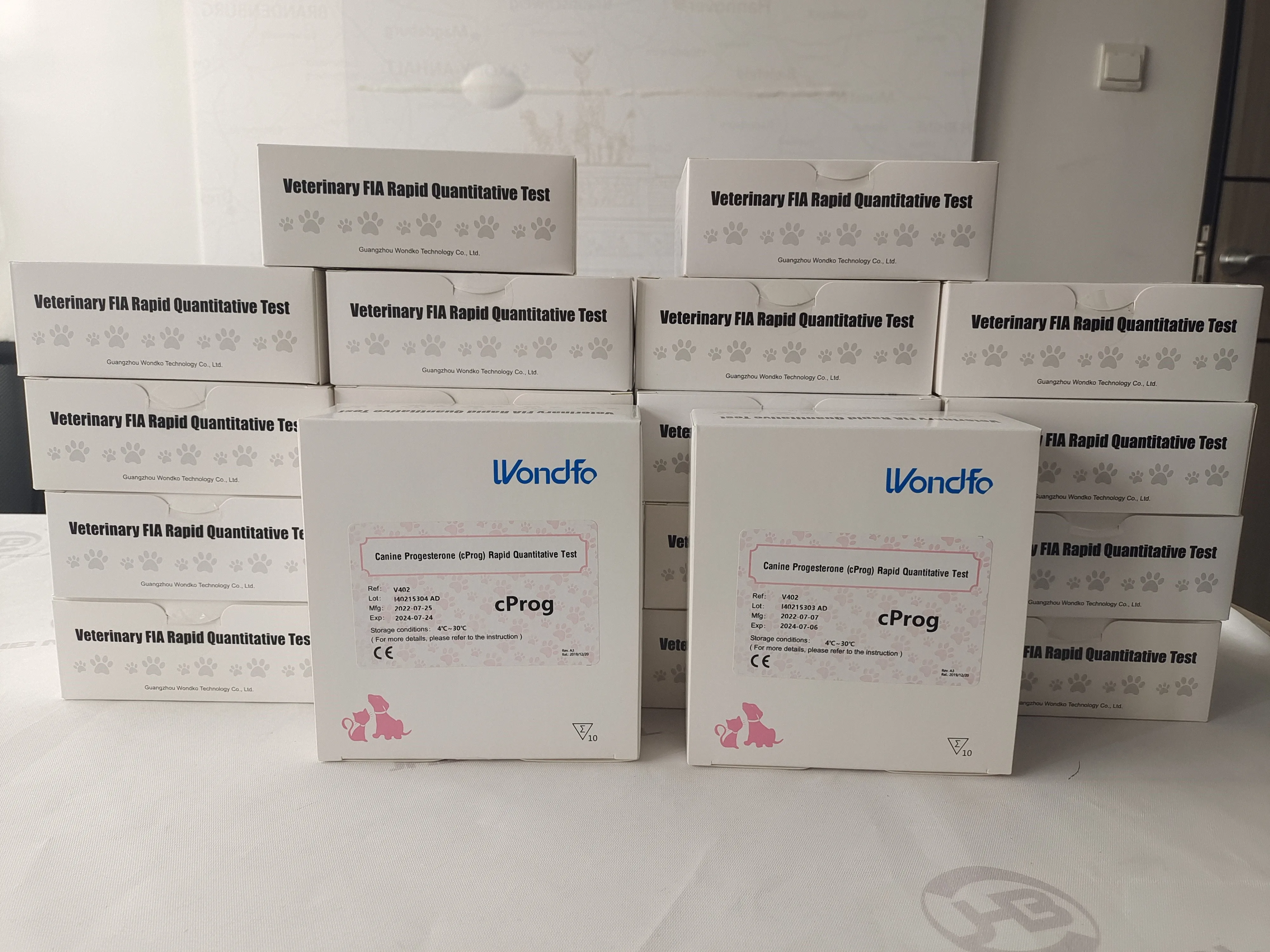 Wondfo Vet Progesterone Test Kit - Rapid Quantitative Test