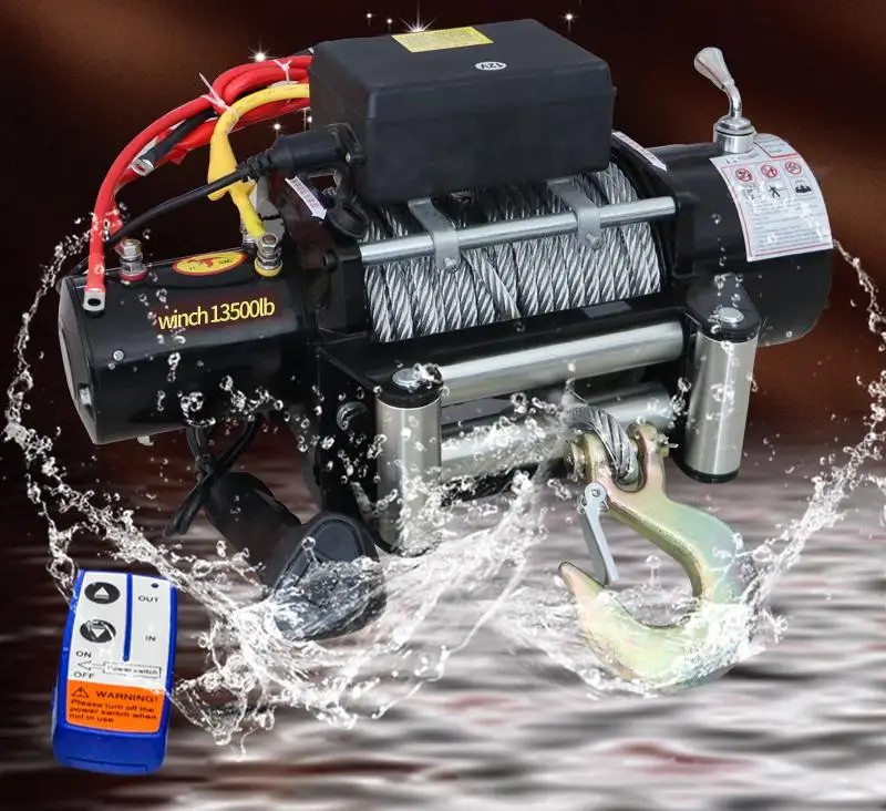 Winch 12V 13500lbs Car Capstan Winches 2000-20000lb Electric Remote ...