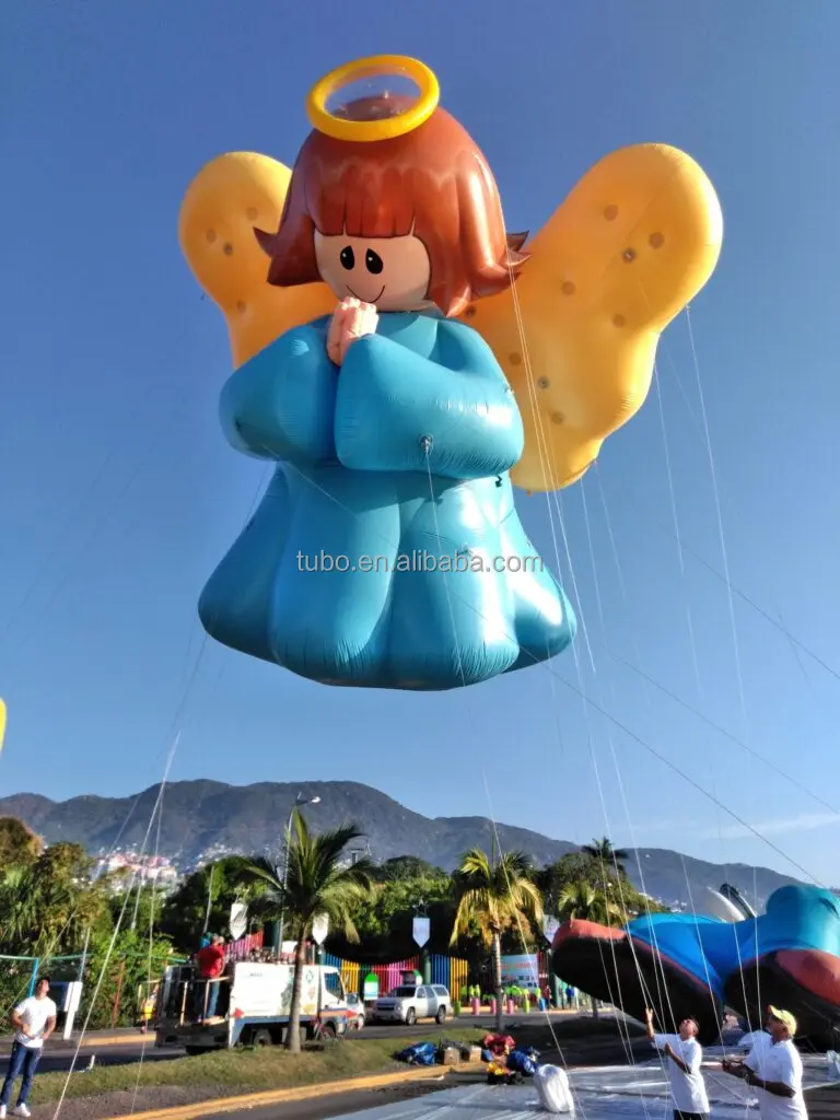 30'giant Flying Helium Inflatable Angel Balloon For Christmas Or ...