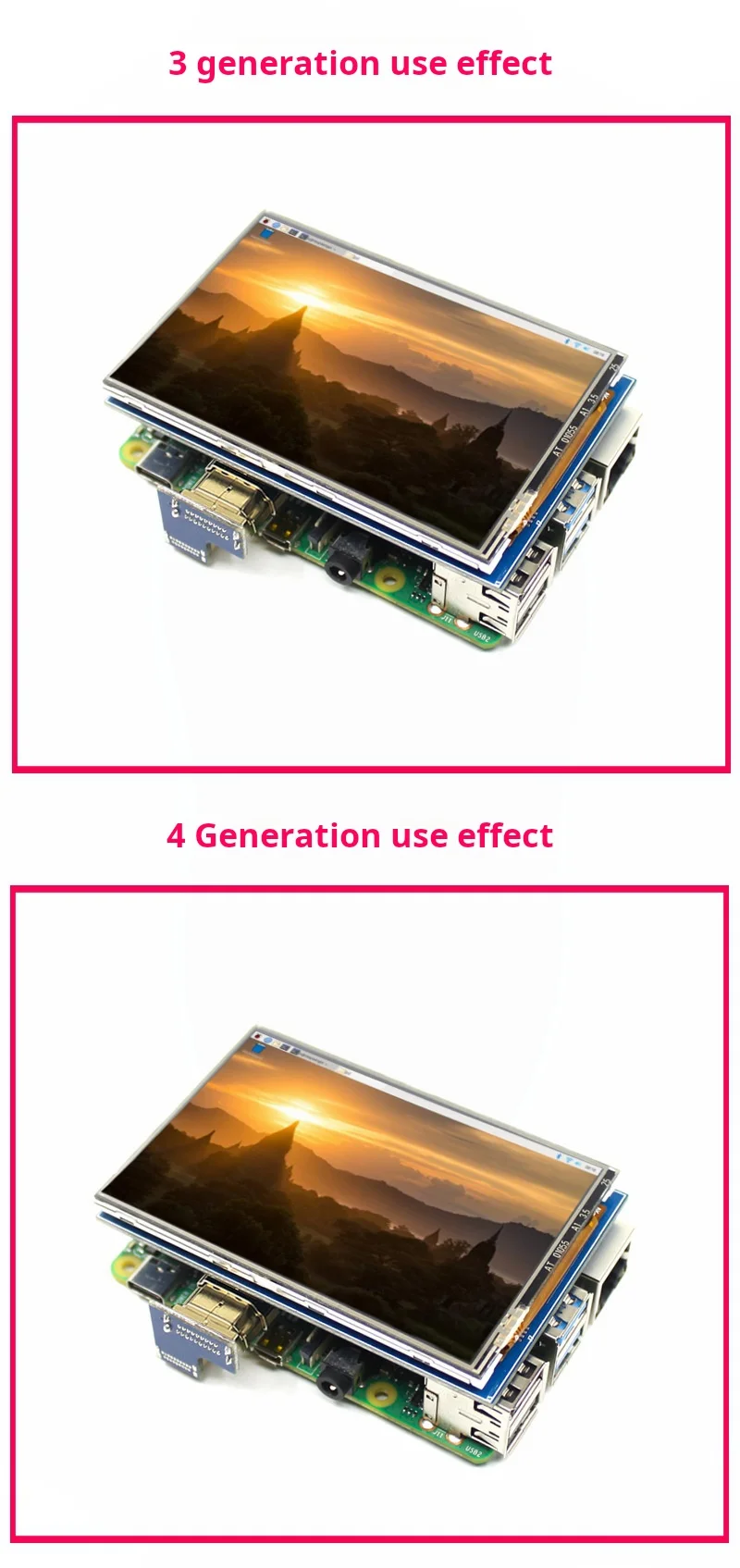 Raspberry Pi Hdmi Adapter 3 Generation 4 Generation Adapter Hdmi To