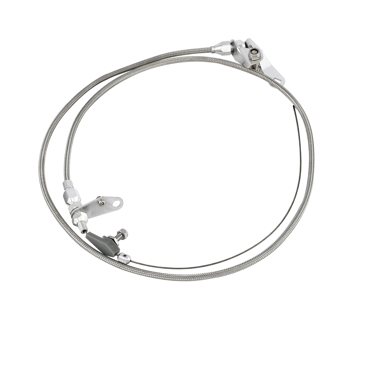 Stainless Braided Kick Down Cable For Ford C6 Trans C-6 Braided ...