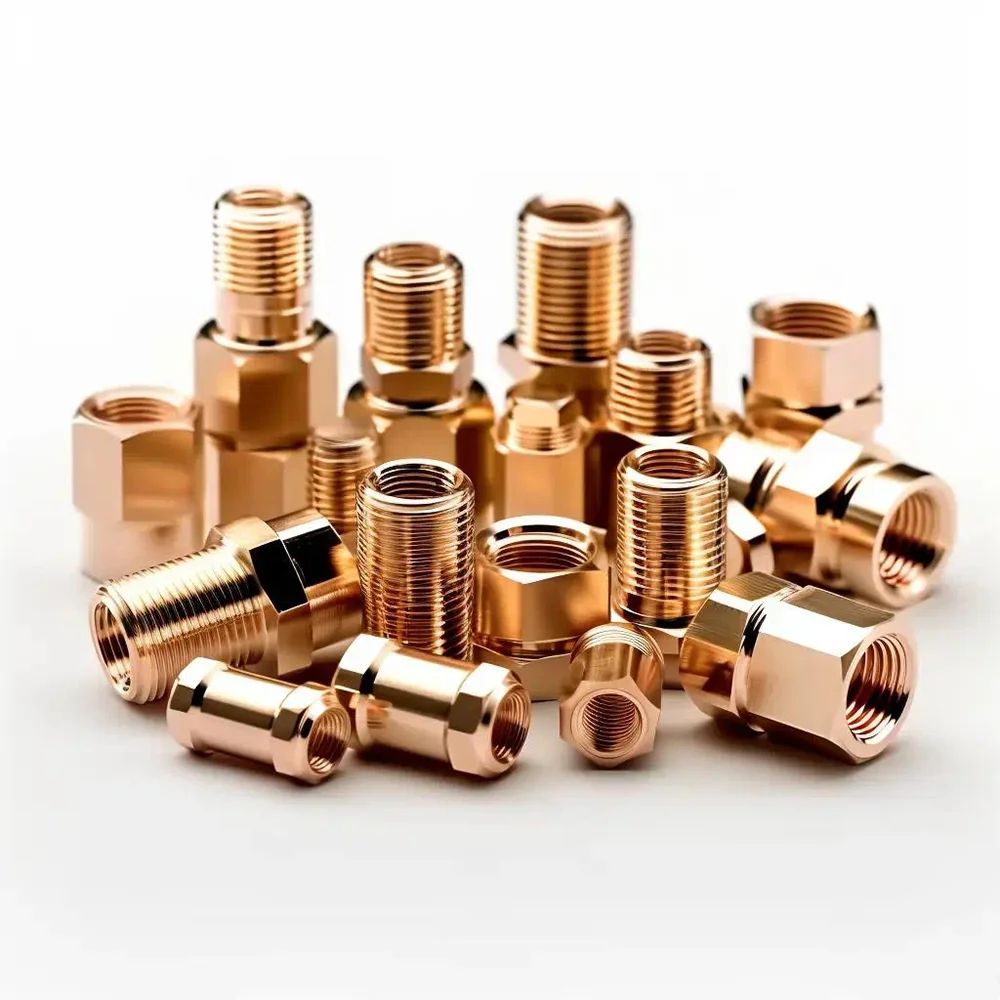 Custom Precision CNC Machining Copper Bronze Assembly Part CNC Milling ...