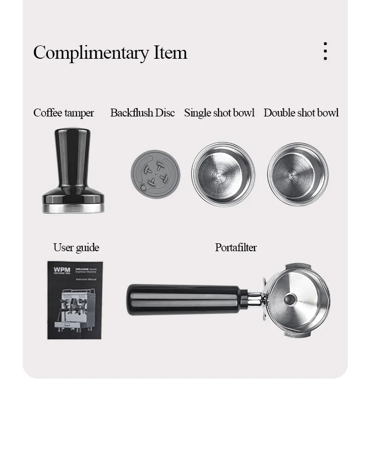 Household Cafe Wpm Italian Coffee Maker Semi Automatic Coffee Machine ...