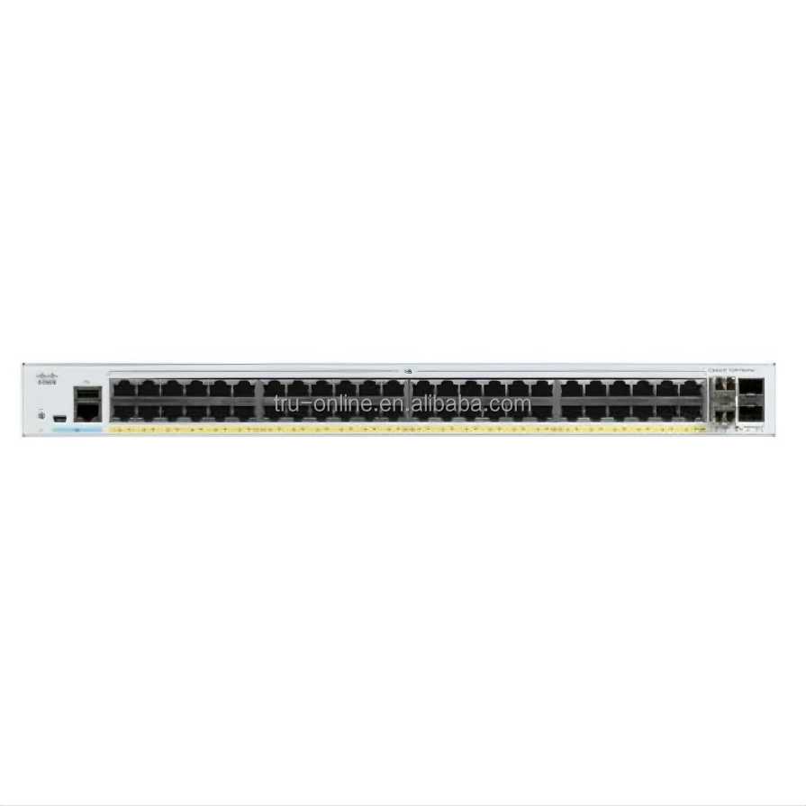 Cisco Brand New C1000FE-48T-4G-L 48 10/100 RJ45 Data 2 SFP/ RJ-45 Combo ...
