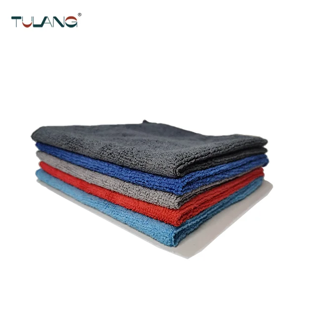 Microfiber Cleaning Cloth Set For Five Colors 35*35cm - Buy Car ...