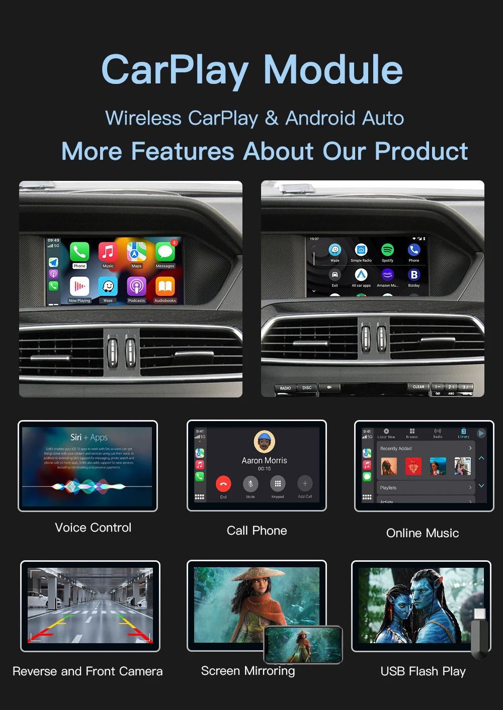 Autoabc Car Android Player - Mercedes-Benz Sprinter NTG4.0/4.5 Support