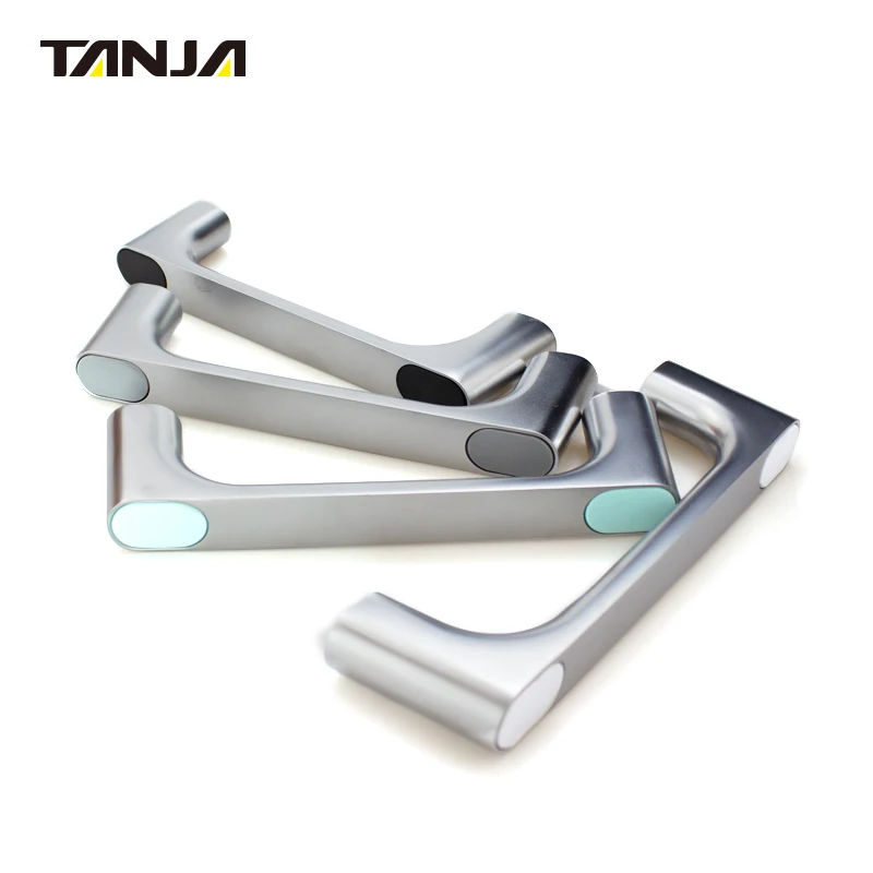 Silver White Handle with a 45 Degree Fold Design Furniture Hardware ...