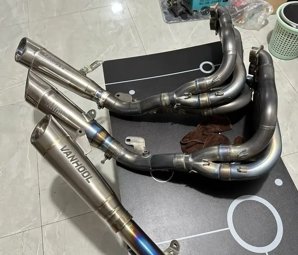 Suitable For Kawasaki H2 H2c Vanhool Titanium Exhaust Vanhool Exhaust ...