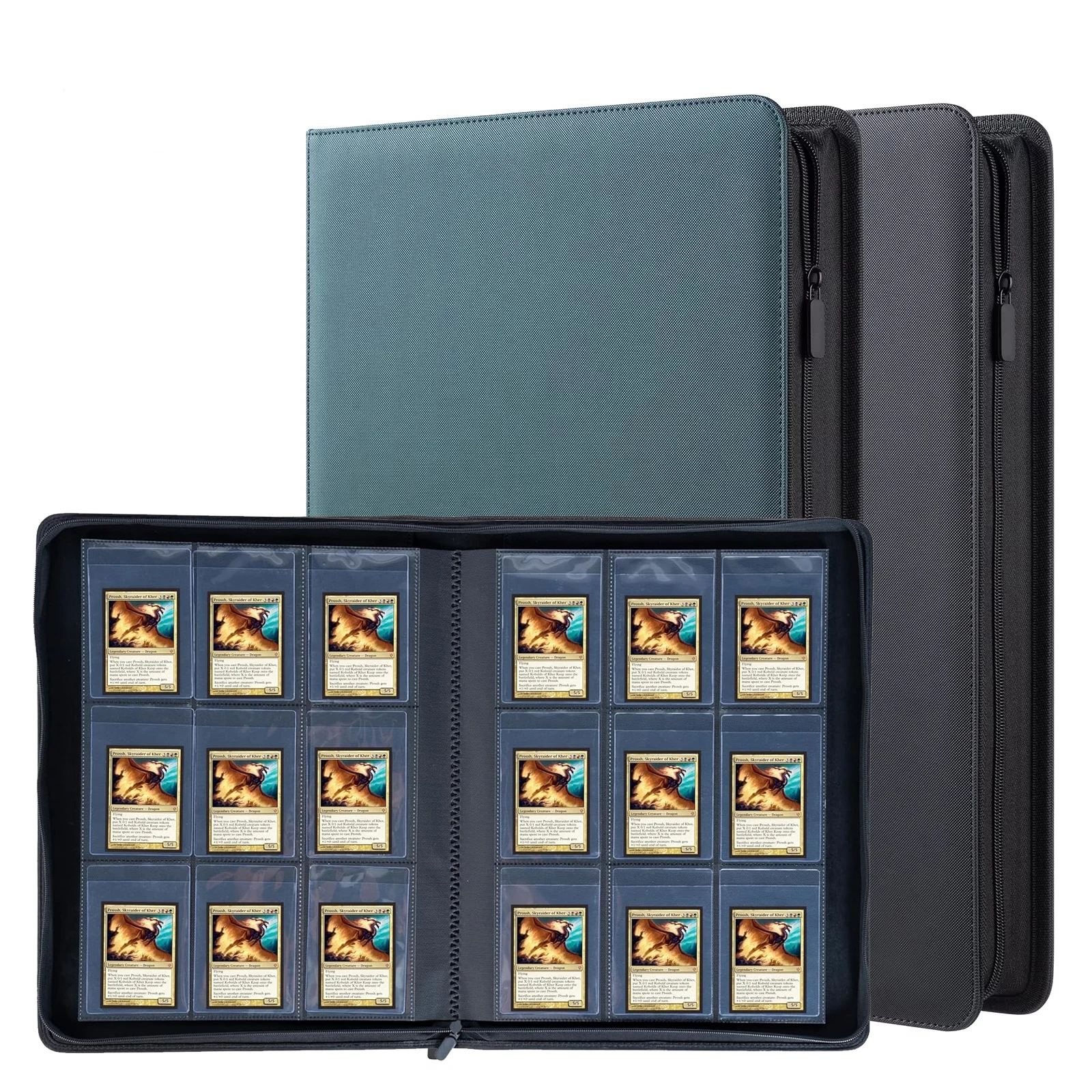 Semi-Rigid Card Saver Collectors Binder Holds 360 Cards 9 Pocket Trading Card Album| Alibaba.com