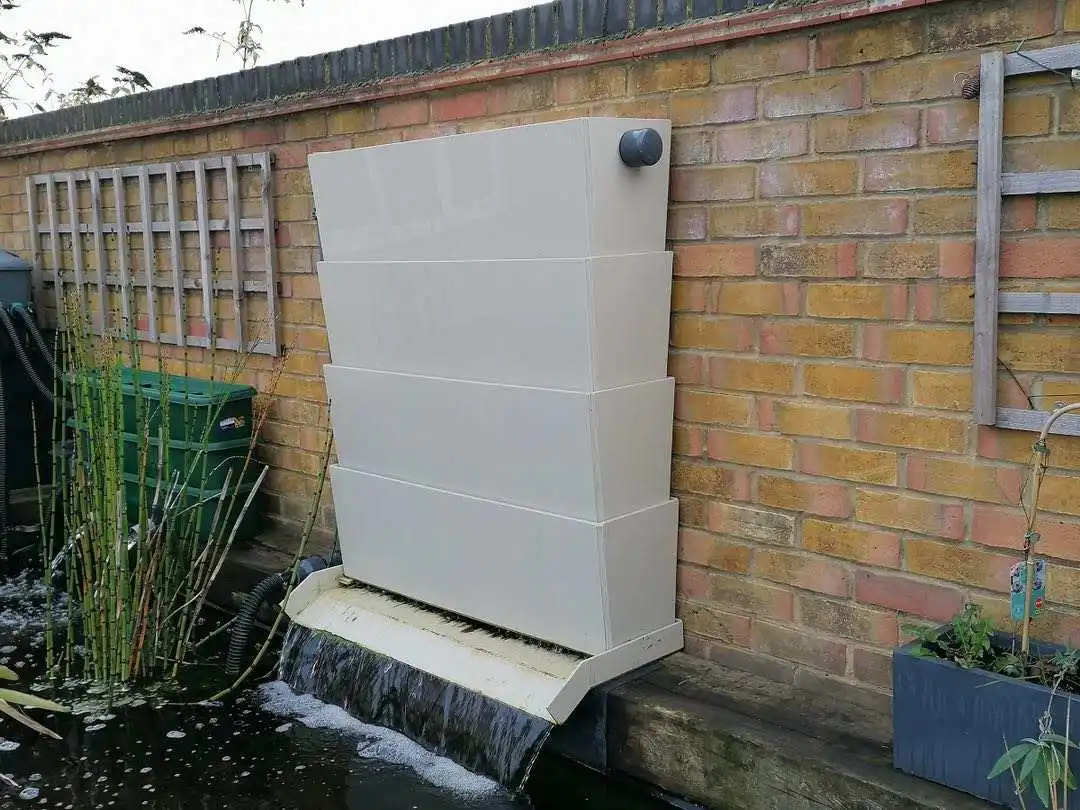 Qihangras 2640 Gal/h Garden Fish Pond Aquarium Waterfall Filter Custom ...