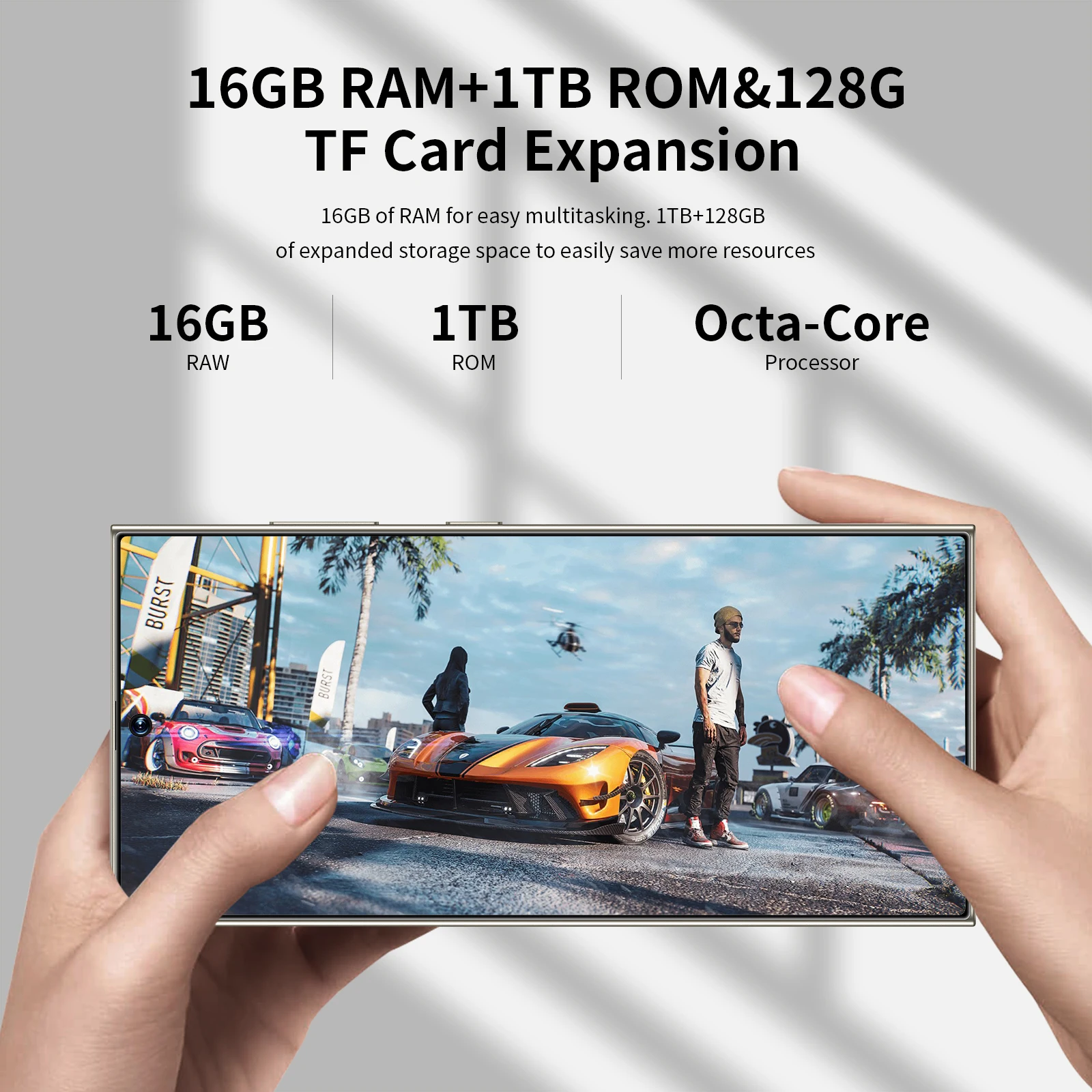 Brand New S24 Ultra Smart Phone 6.8 Inch 16GB+1TB 4G 5G Smartphones ...