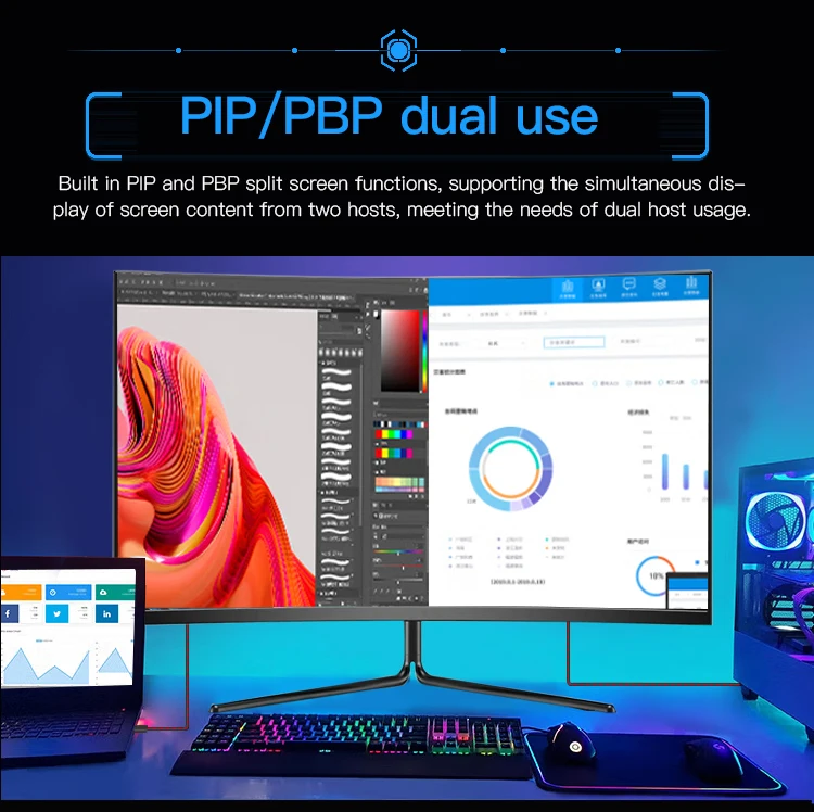 27 Inch Curved Gaming Monitor - High Performance & Style