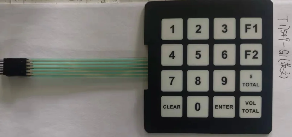Fuel Dispenser Keypad Gilbarco Type 3m Keyboard Membrane For Gas ...