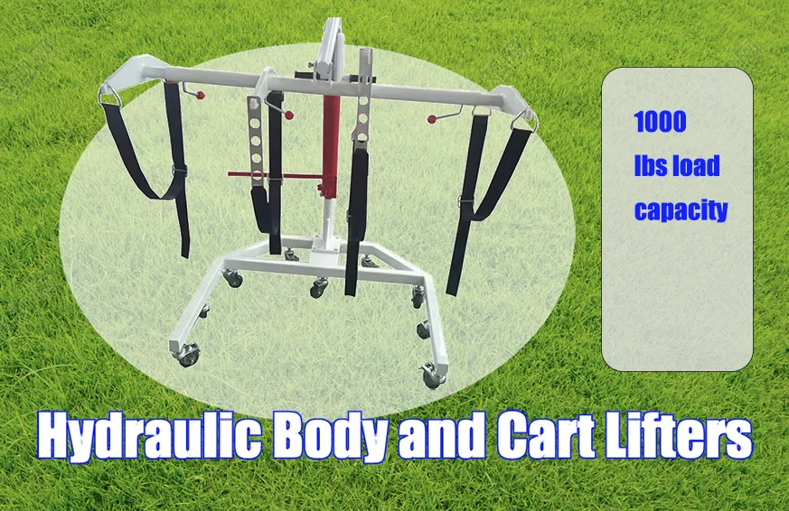 Hydraulic System 1000lbs Load Capacity Coffin Cadaver Moving Lowering ...