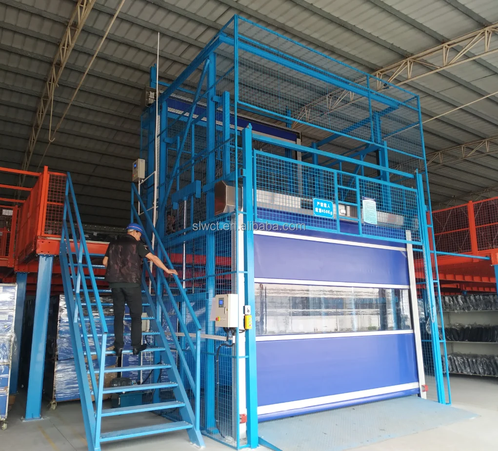 Industrial Material Construction Elevators - Hydraulic Cargo Lift Platform