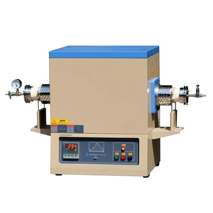 1600 C Lab Muffle Furnace High Temperature Horizontal Quartz Glass Tube ...