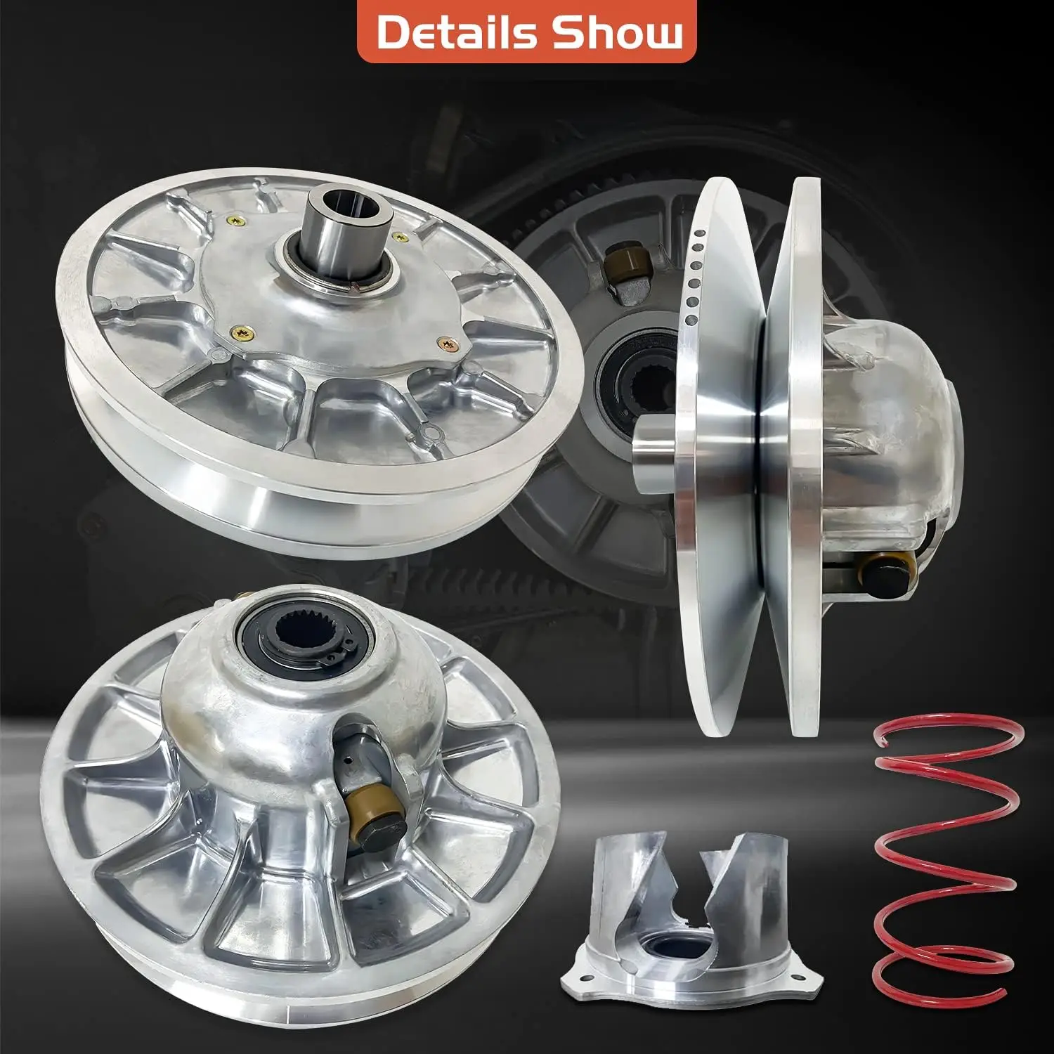 1323246 Secondary Driven ATV Clutch Assembly With Spring & Helix Fit ...