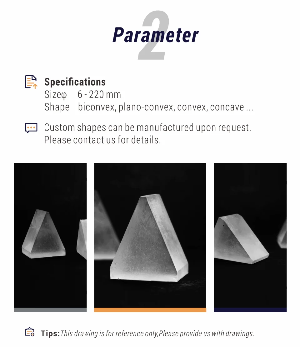 Triangular Prism Pressed Blanks Hk9l Optical Glass Custom For Optical ...