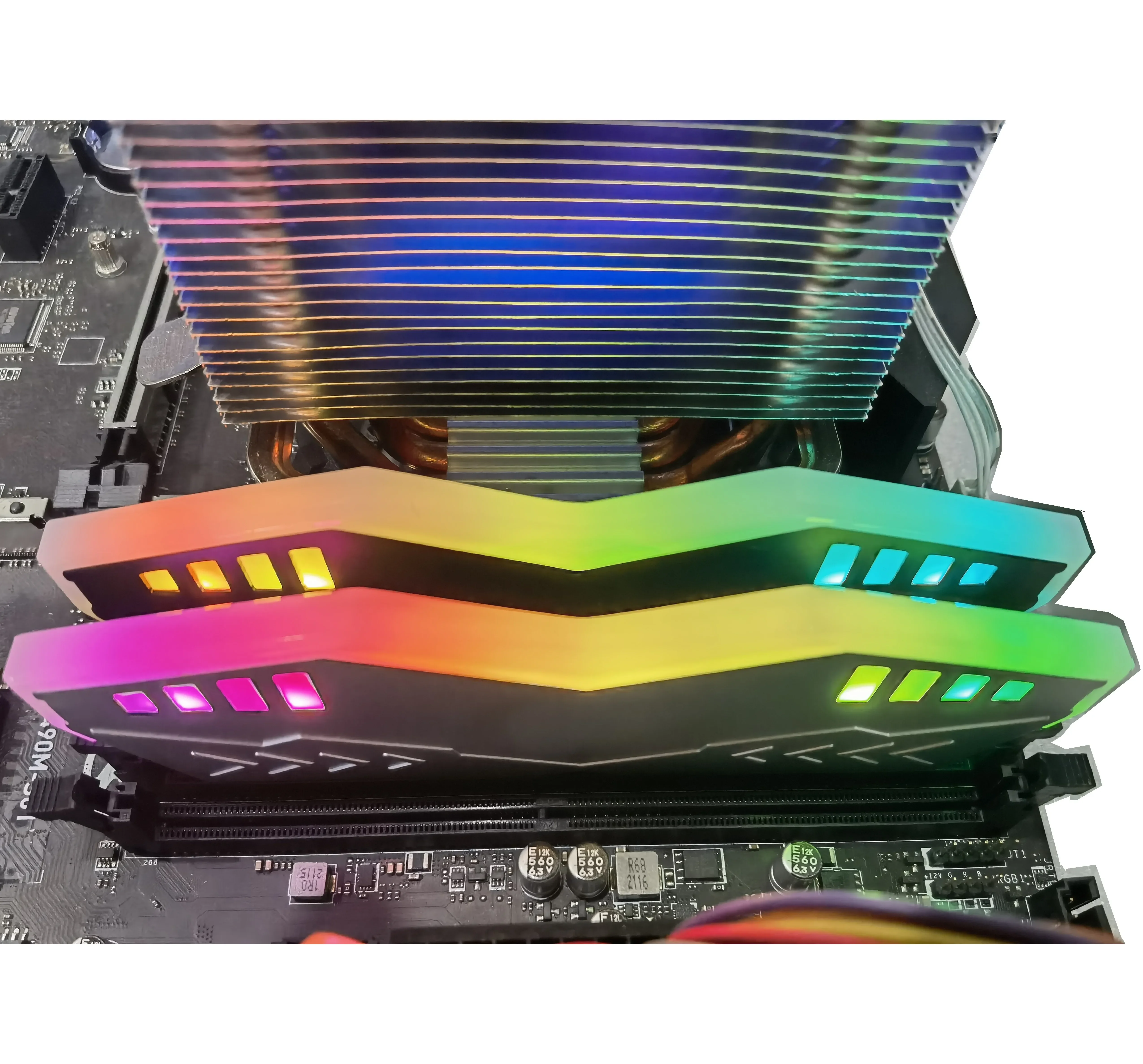 Rgb Ddr4 8g 3200mhz Gaming Heat Sink Memory Udimm Lights Ninx Pc ...