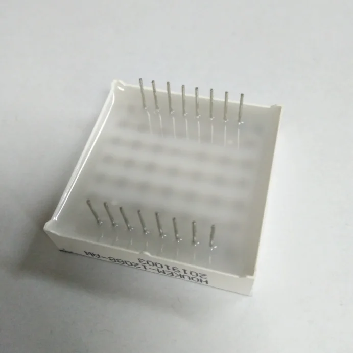 Amber Orange Color 8x8 Led matrix Common Cathode 3mm Round Dot matrix ...