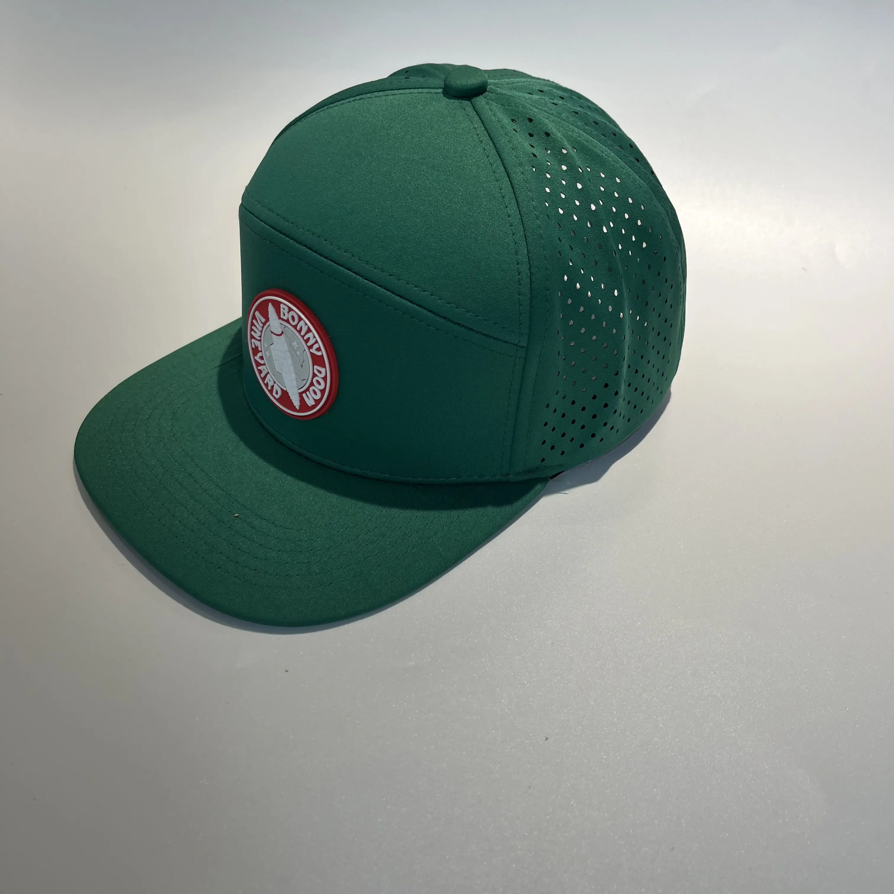 Hs15 Blank Custom 6 Panel Laser Cut Hole Flat Bill Melin Water ...