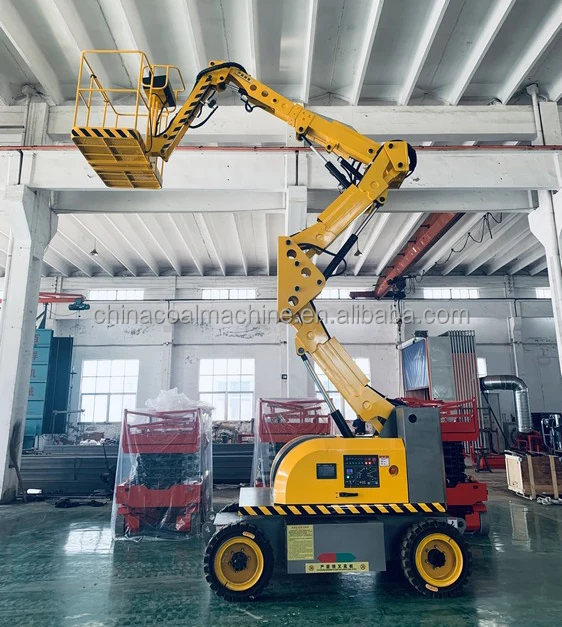 Mobile Electric Self-propelled Crank Arm Lifting Work Platform Arm Boom ...