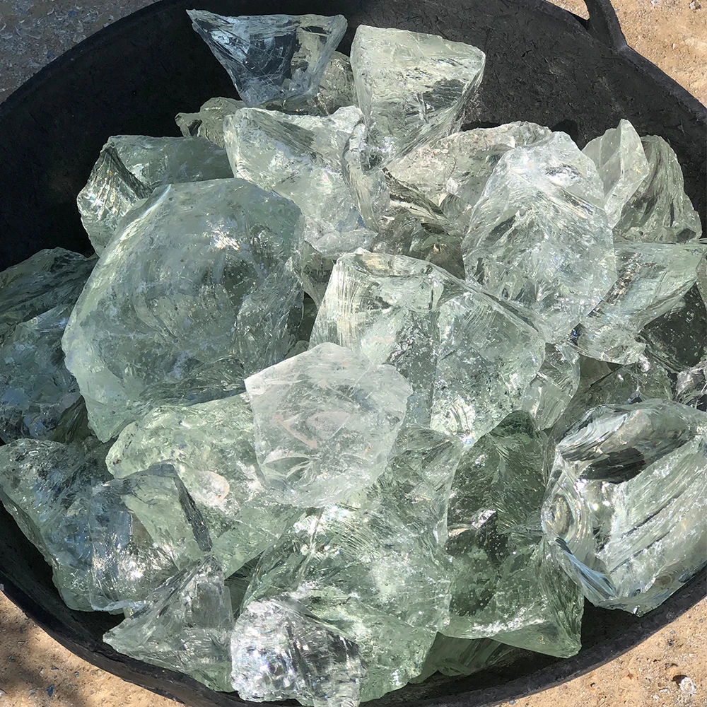Cheap Garden Landscaping Slag Glass Rock and Stone