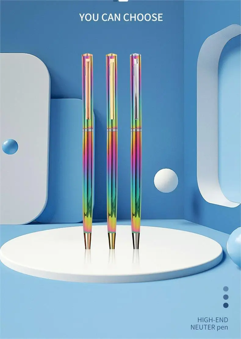 Holographic Uniform Pens - Promotional Metal Ball Pens