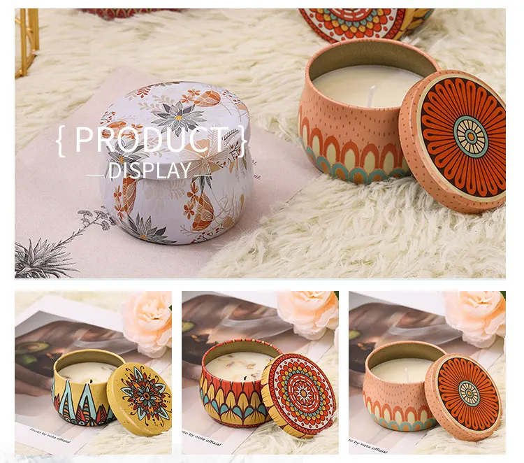 New Design Boho Style Fashion Scented Candle Gift Set 100%soy Wax ...