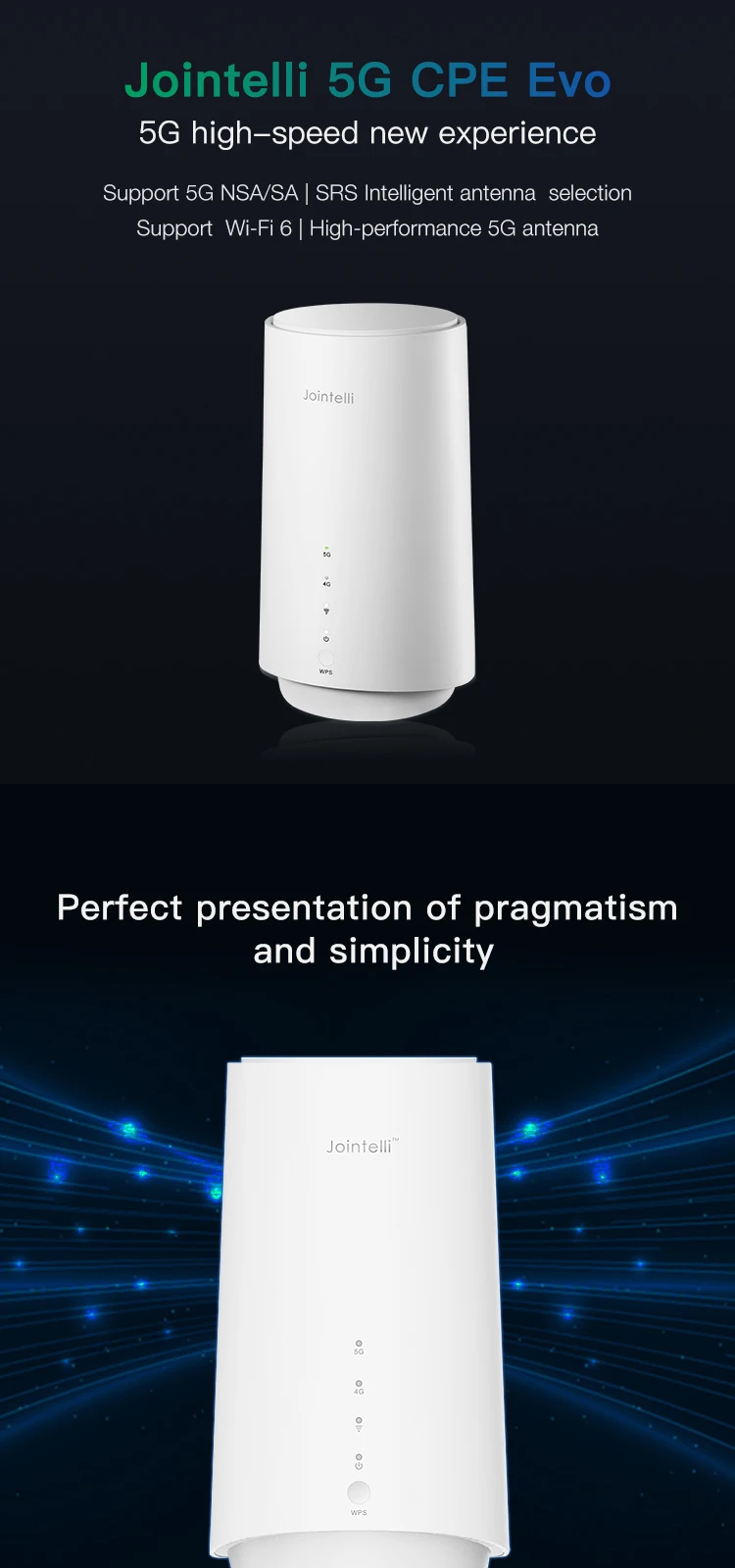 5G CPE Evo WiFi6+ indoor wireless high-speed smart network 5g fwa mesh ...