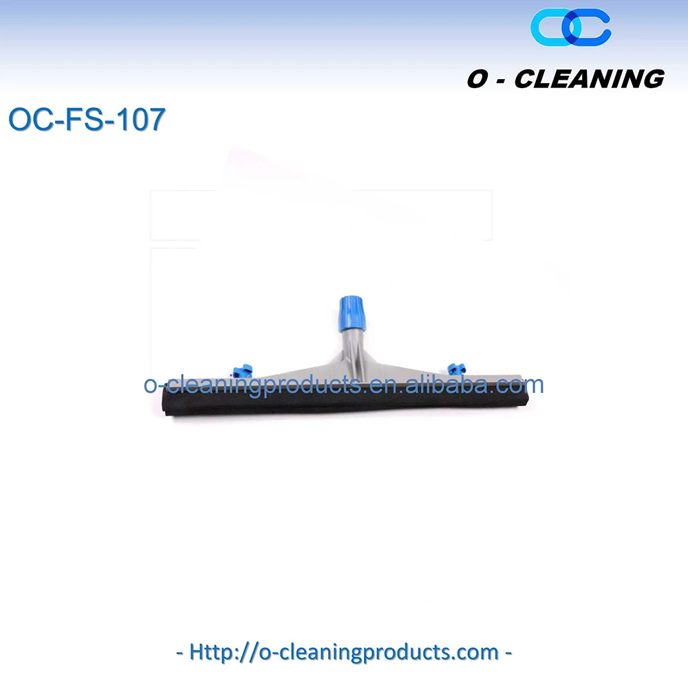 O-cleaning Upgraded Dual Foam Rubber Blade Floor Squeegee With Durable ...