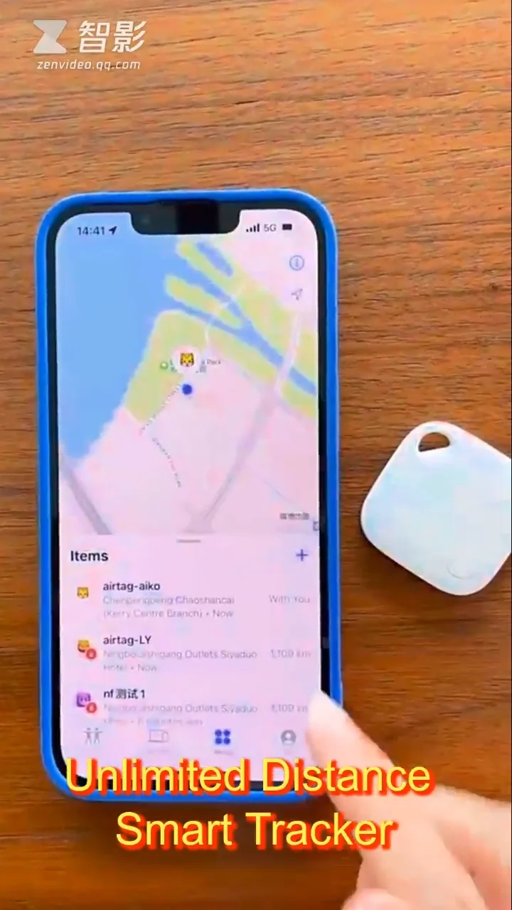 Mfi Smart Tag Find My Tag Airtag Tracker Global Position Locator Finder ...