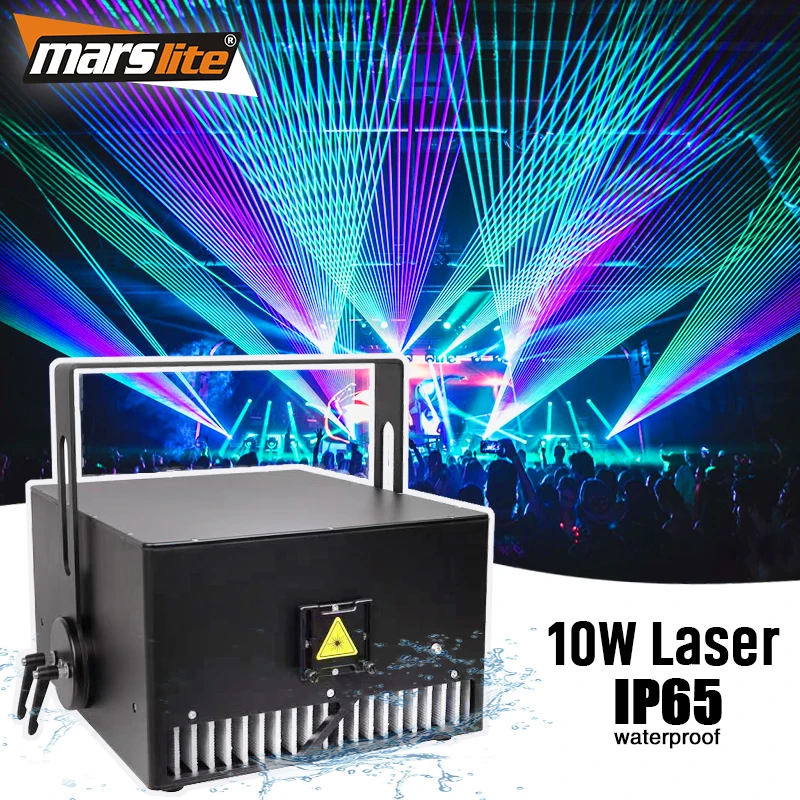 10W Outdoor Laser Light Show Equipment IP65 Waterproof Pro