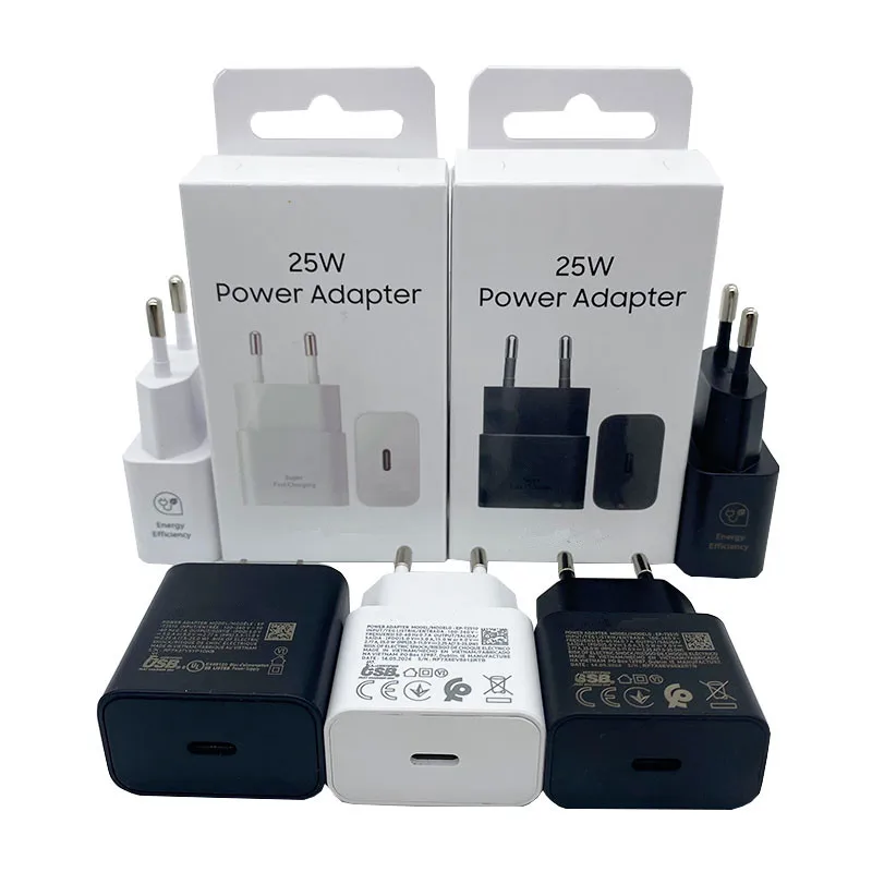 하이 퀄리티 25W EP-2510 PD TYPE-C USB C 전원 어댑터 USB 충전기 삼성 갤럭시 S20 S21 S22 ...