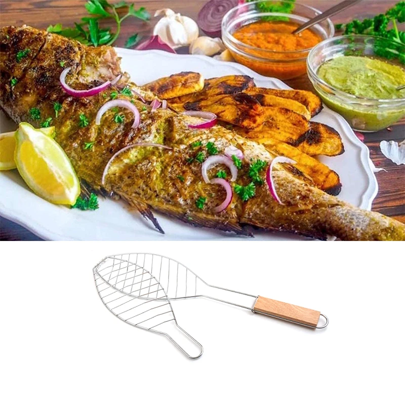 Fish Shape Roast Grill - Sustainable Outdoor BBQ Utensil